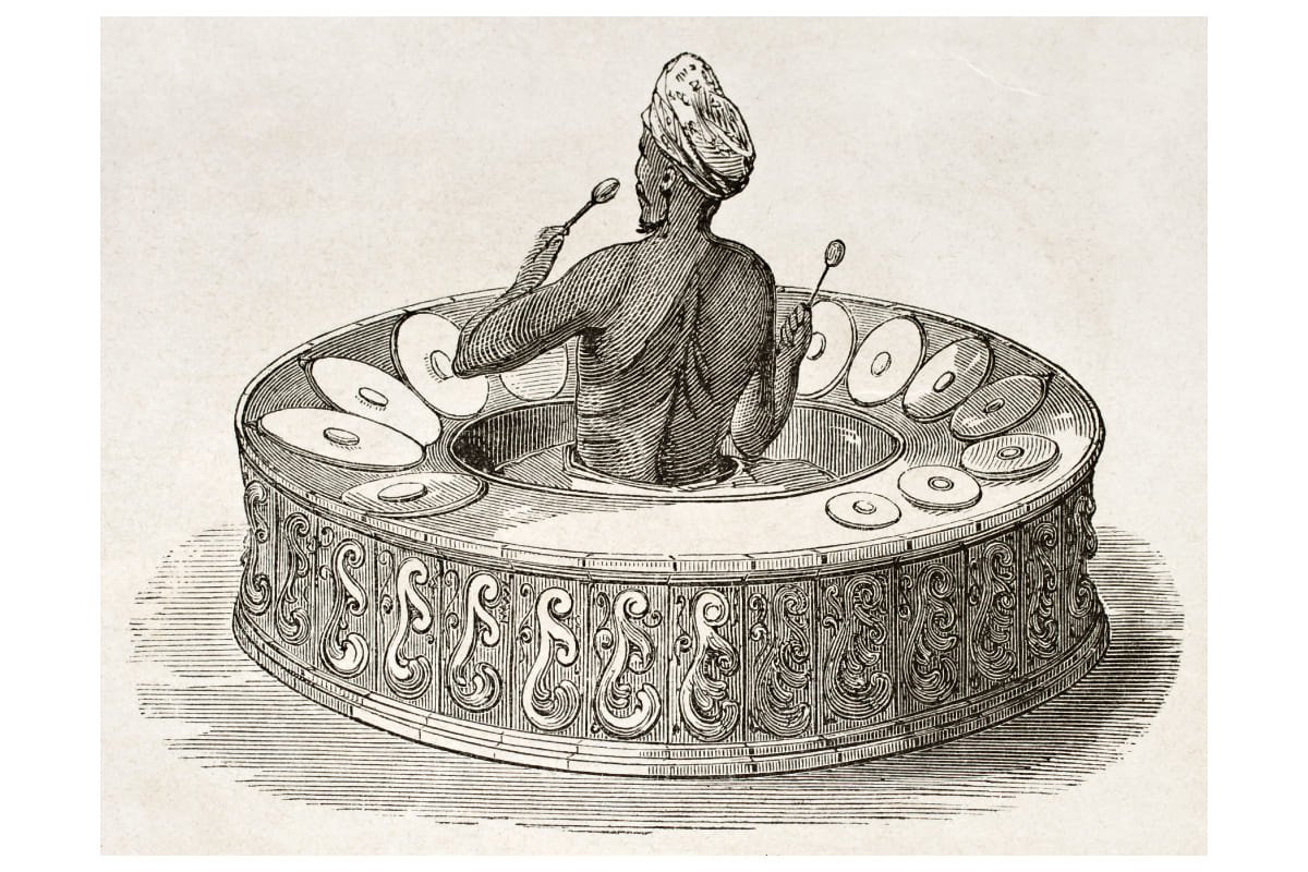 เครื่องดนตรีพม่า เอกสารของพงศาวดาร 5 การแสดงลักษณะ สอดคล้อง?